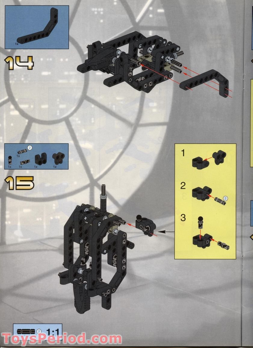 LEGO 8010 Darth Vader Instructions and Parts List