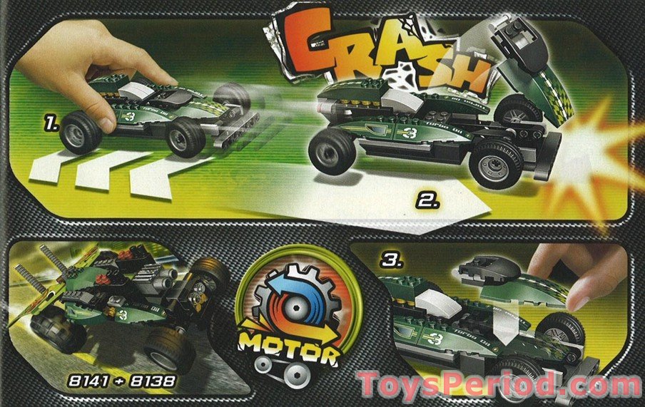 LEGO 8138 Phantom Crasher Instructions and Parts List