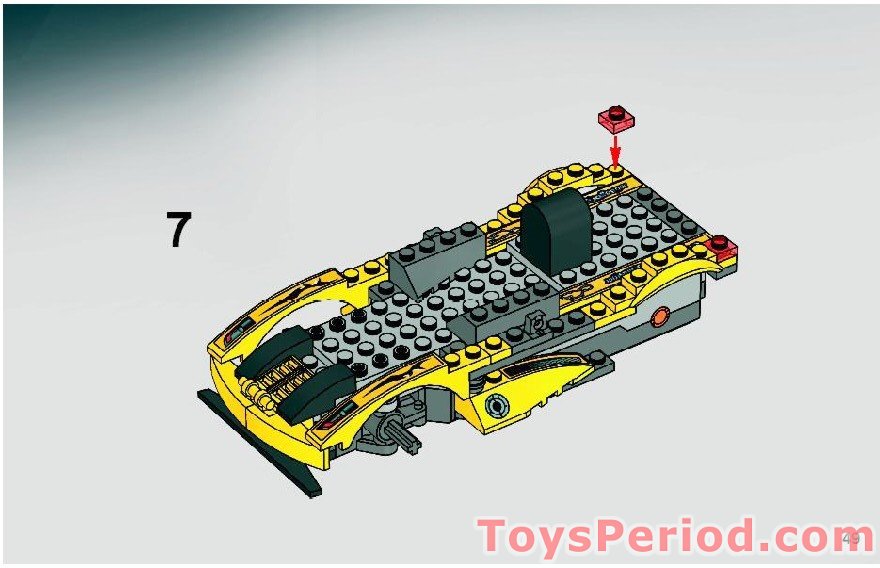LEGO 8183 Track Turbo RC Instructions and Parts List