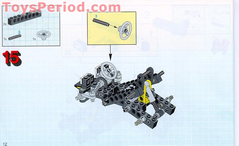 LEGO 8207 Dune Duster Instructions and Parts List