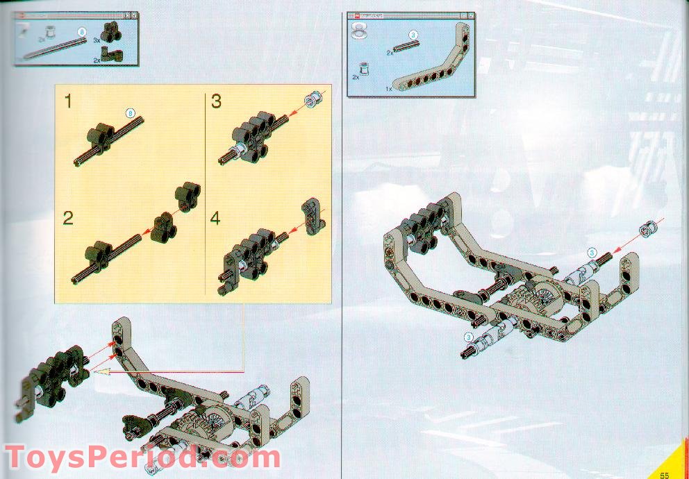 LEGO 8466 4x4 Off Roader Instructions and Parts List