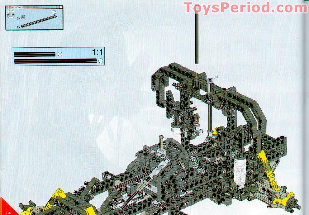 LEGO 8466 4x4 Off Roader Instructions and Parts List