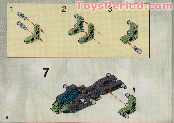 LEGO 8509 Swamp Instructions and Parts List