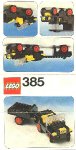 LEGO 385-1 Offroad Jeep with Trailer Instructions and Parts List