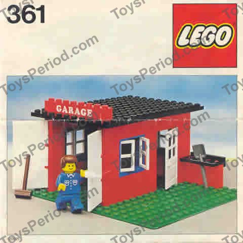 LEGO 361-2 Garage Instructions and Parts List