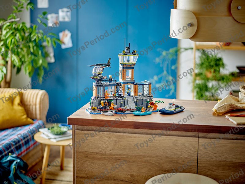 LEGO 60419 Police Prison Island Set Parts List
