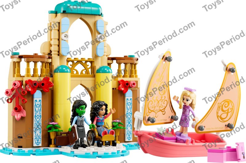 LEGO 75681 Glinda, Elphaba & Nessarose at Shiz Uni Set Parts List