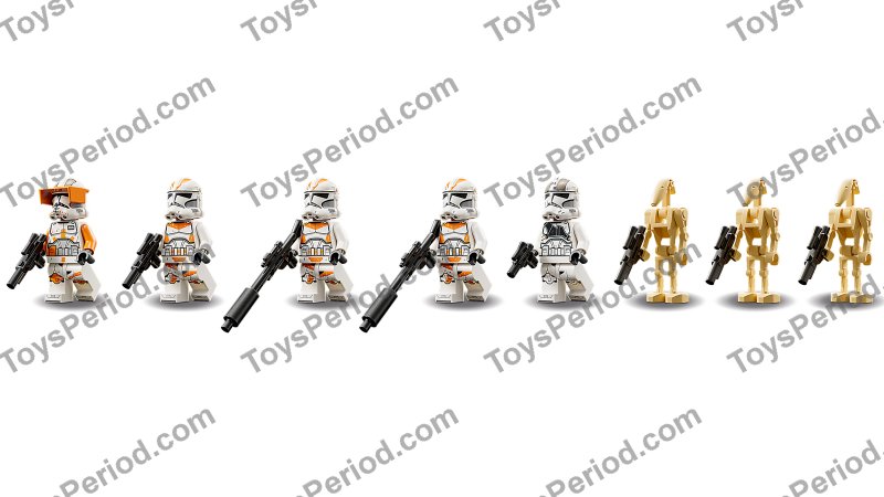 LEGO 75337 AT-TE Walker Set Parts List