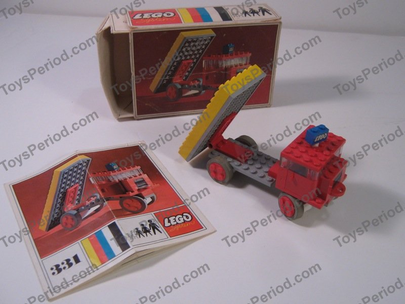 LEGO 331 Dump Truck Instructions and Parts List
