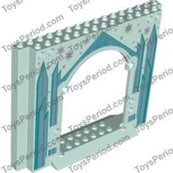 LEGO Sets with Part 15626pb11 Panel 4 x 16 x 10 with Metallic Light ...