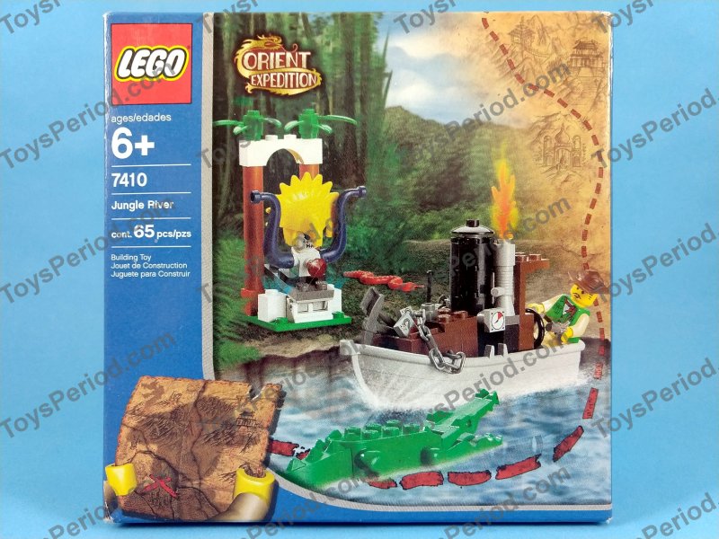 Adventurers Sets - LEGO 7410 Jungle River Vintage 2003 Adventurers ...