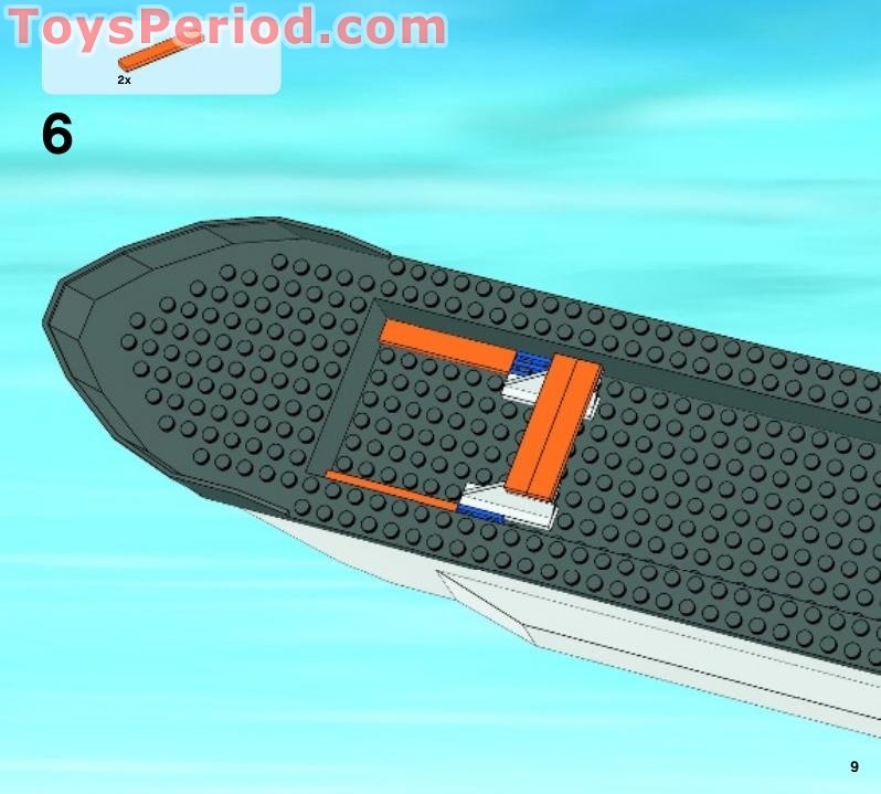 LEGO 60014 Coast Guard Patrol Instructions and Parts List