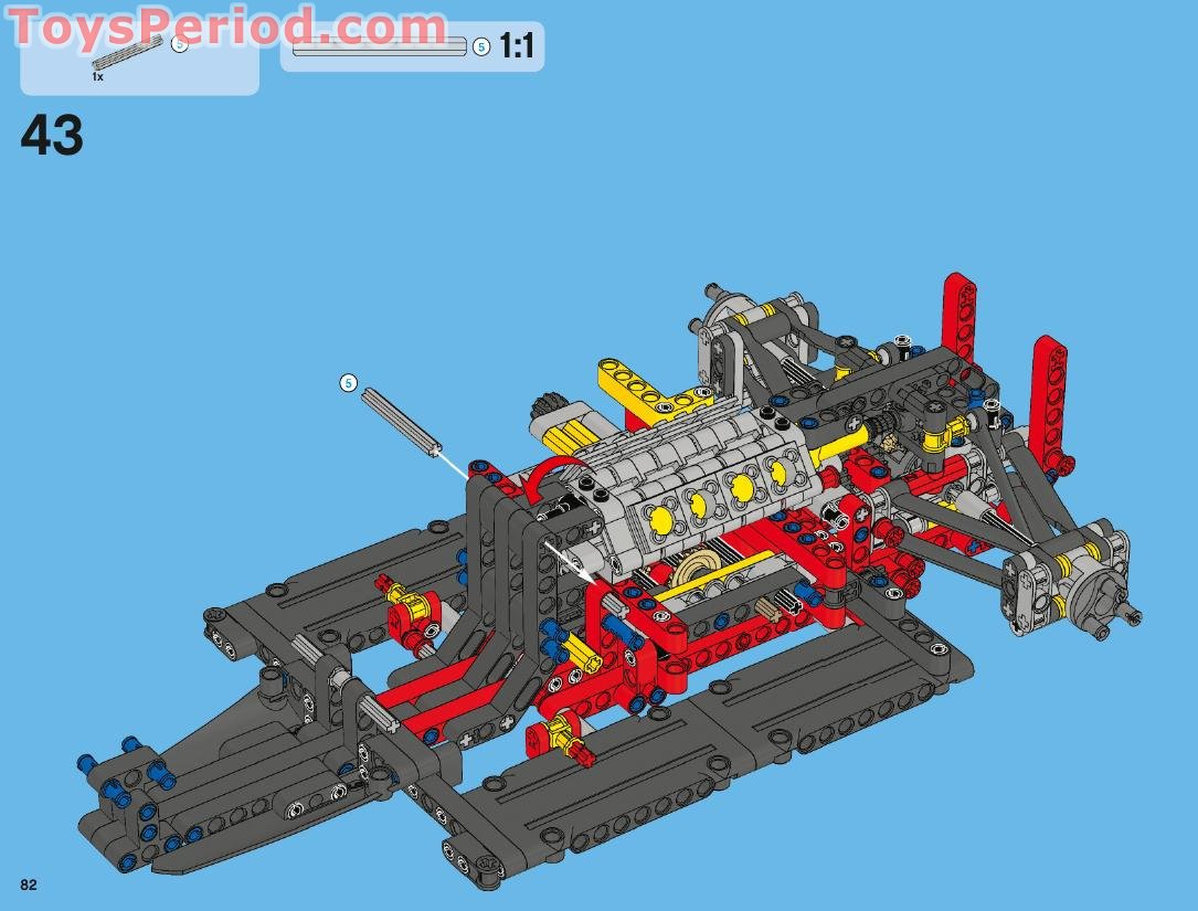 LEGO 42000 Grand Prix Racer Instructions and Parts List