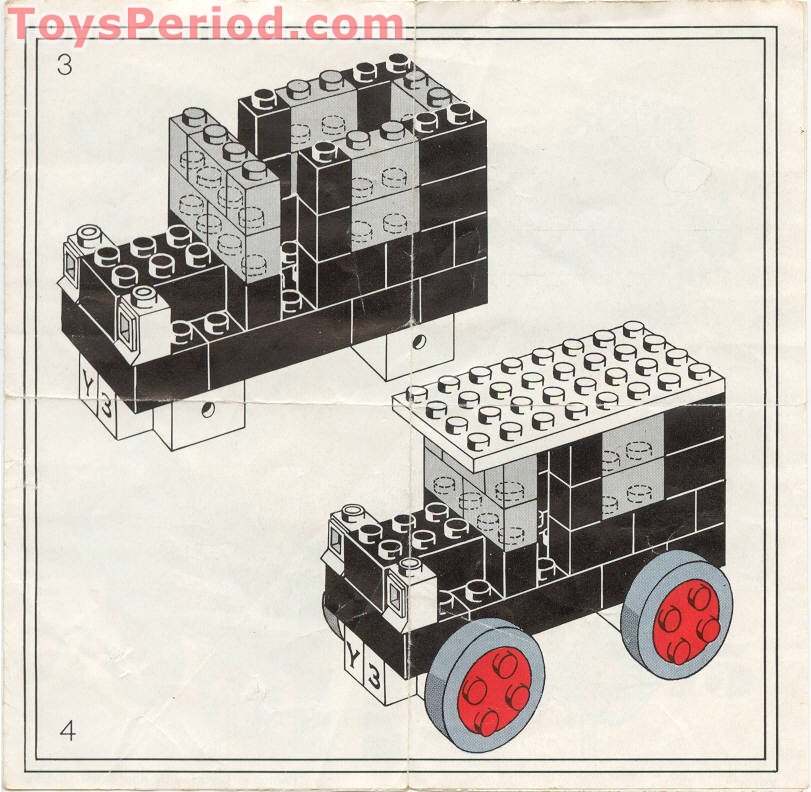 LEGO 315-3 European Taxie Instructions and Parts List