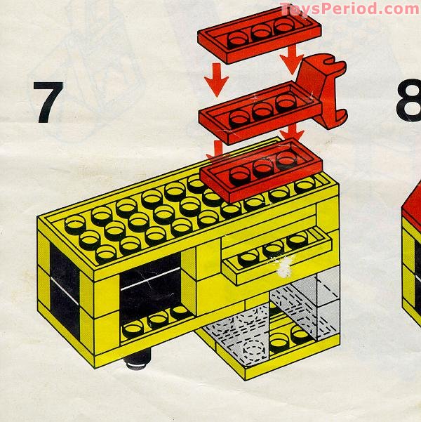 LEGO 387 Excavator and Dumper Instructions and Parts List