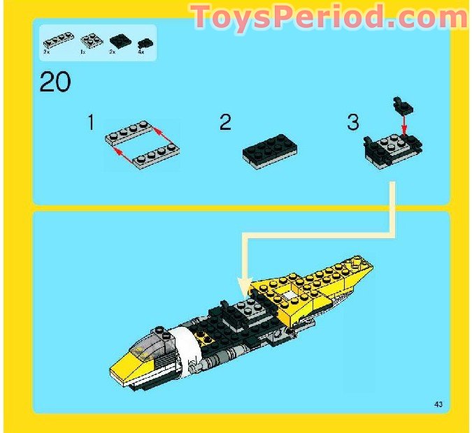 LEGO 6745 Propeller Power Set Parts Inventory and Instructions - LEGO ...