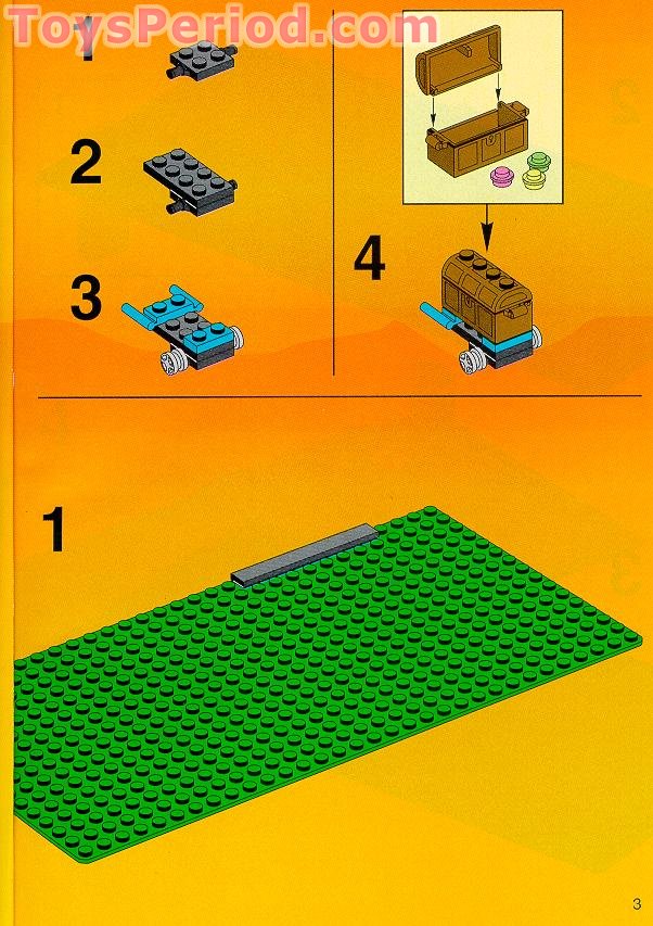 LEGO 6046 Hemlock Stronghold Instructions and Parts List