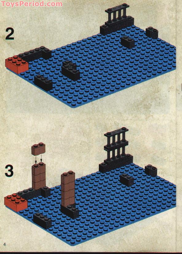 LEGO 6249 Pirates Ambush Instructions and Parts List
