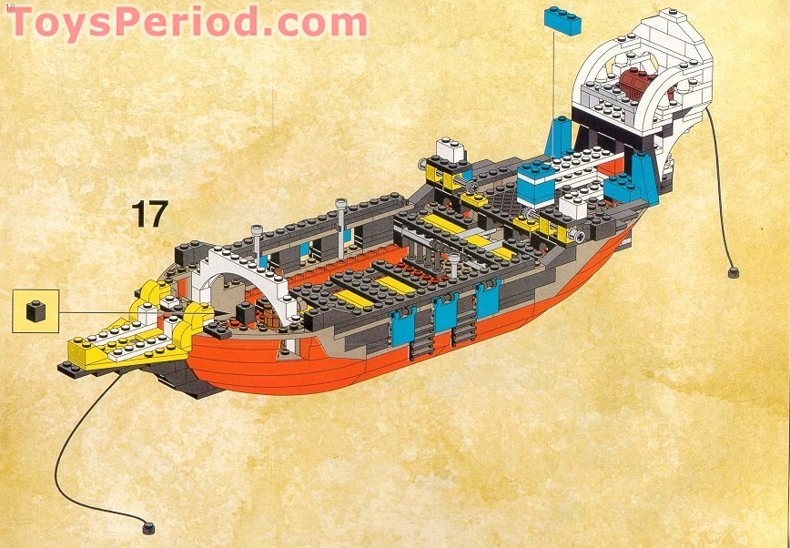 LEGO 6290 Red Beard Runner Instructions and Parts List