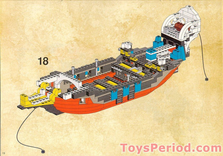 LEGO 6290 Red Beard Runner Instructions and Parts List