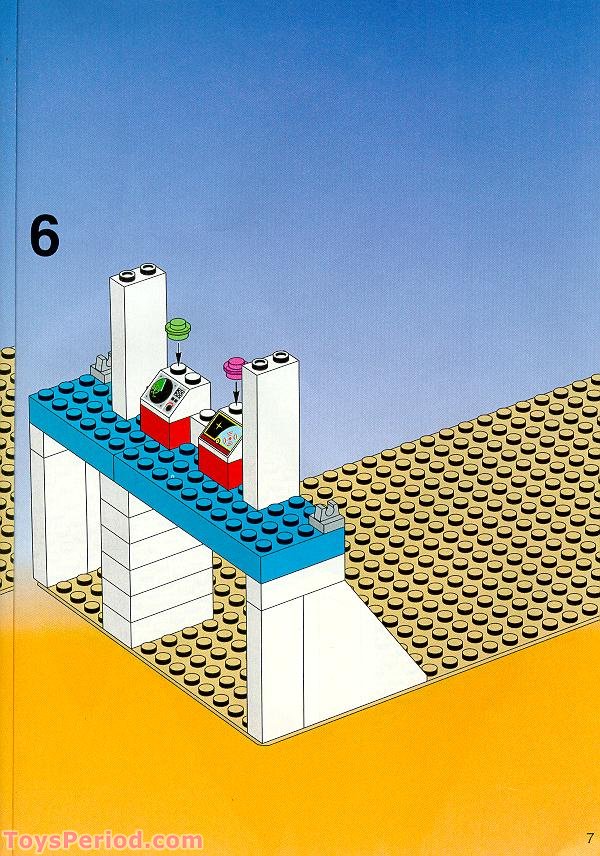 LEGO 6455 Space Simulation Station Instructions and Parts List