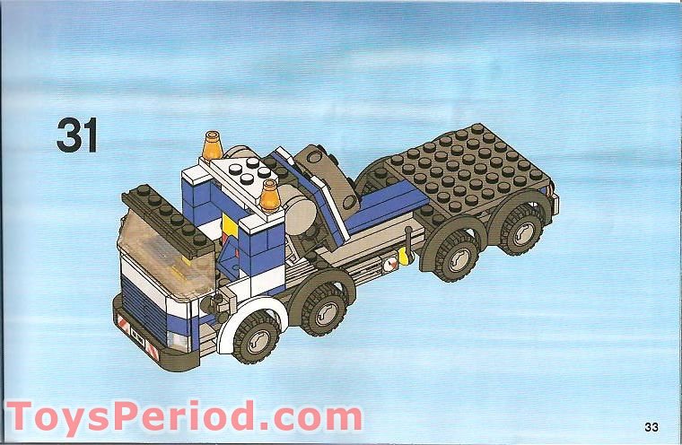 LEGO 7990 Cement Mixer Instructions and Parts List