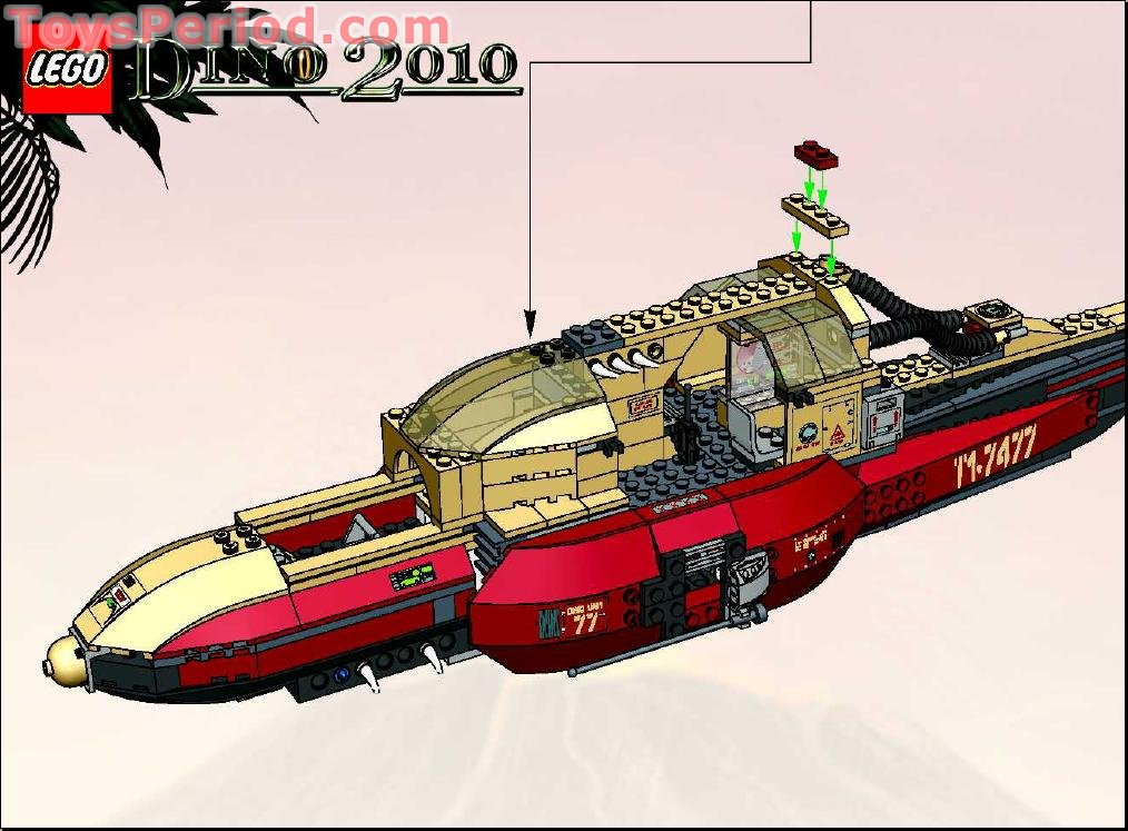 LEGO 7298 Dino Air Tracker Instructions and Parts List