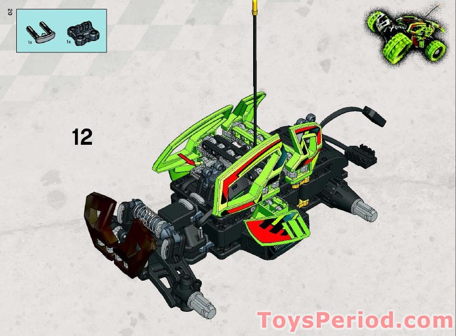 LEGO 8675 Outdoor Challenger Instructions and Parts List