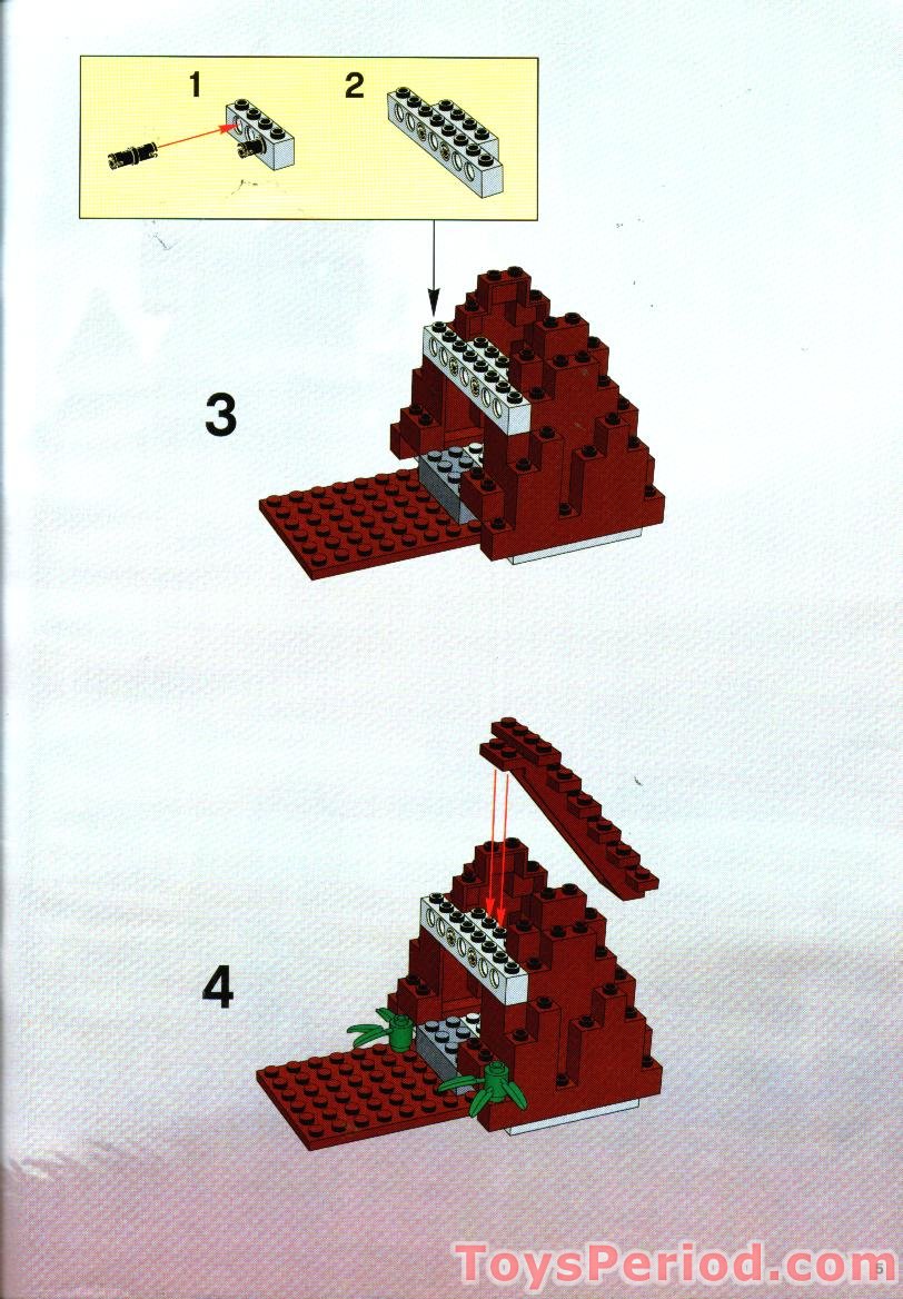 LEGO 8780 Citadel of Orlan Instructions and Parts List