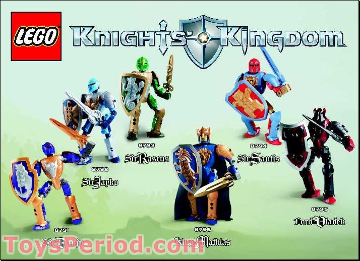 LEGO 8796 King Mathias (Series 2) Instructions and Parts List