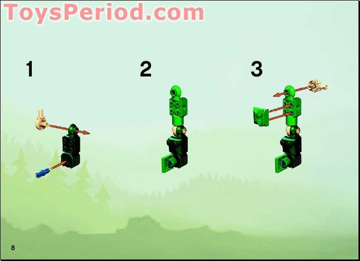 LEGO 8793 Sir Rascus Instructions and Parts List