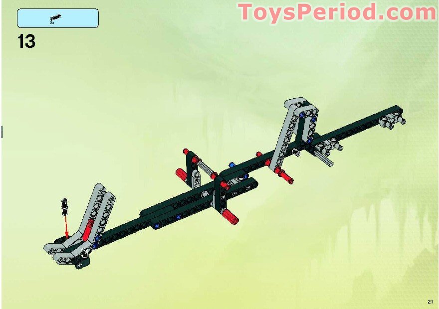 LEGO 8943 Axalara T9 Instructions and Parts List