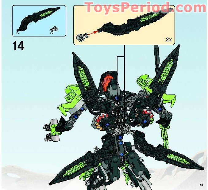 LEGO 8991 Tuma Instructions and Parts List