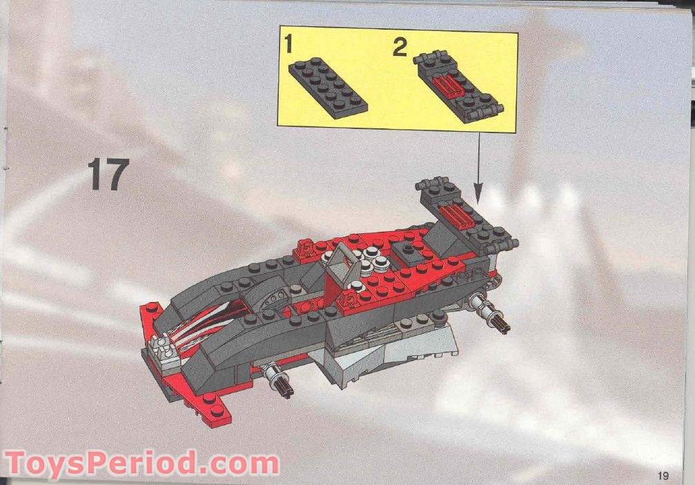 LEGO 8357 Zonic Strike Instructions and Parts List