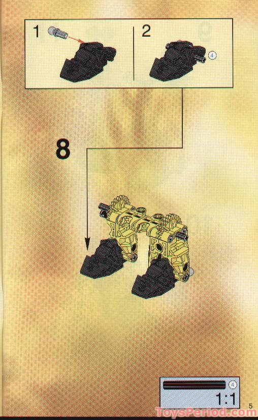 LEGO 8523 Blaster Slizer Instructions and Parts List
