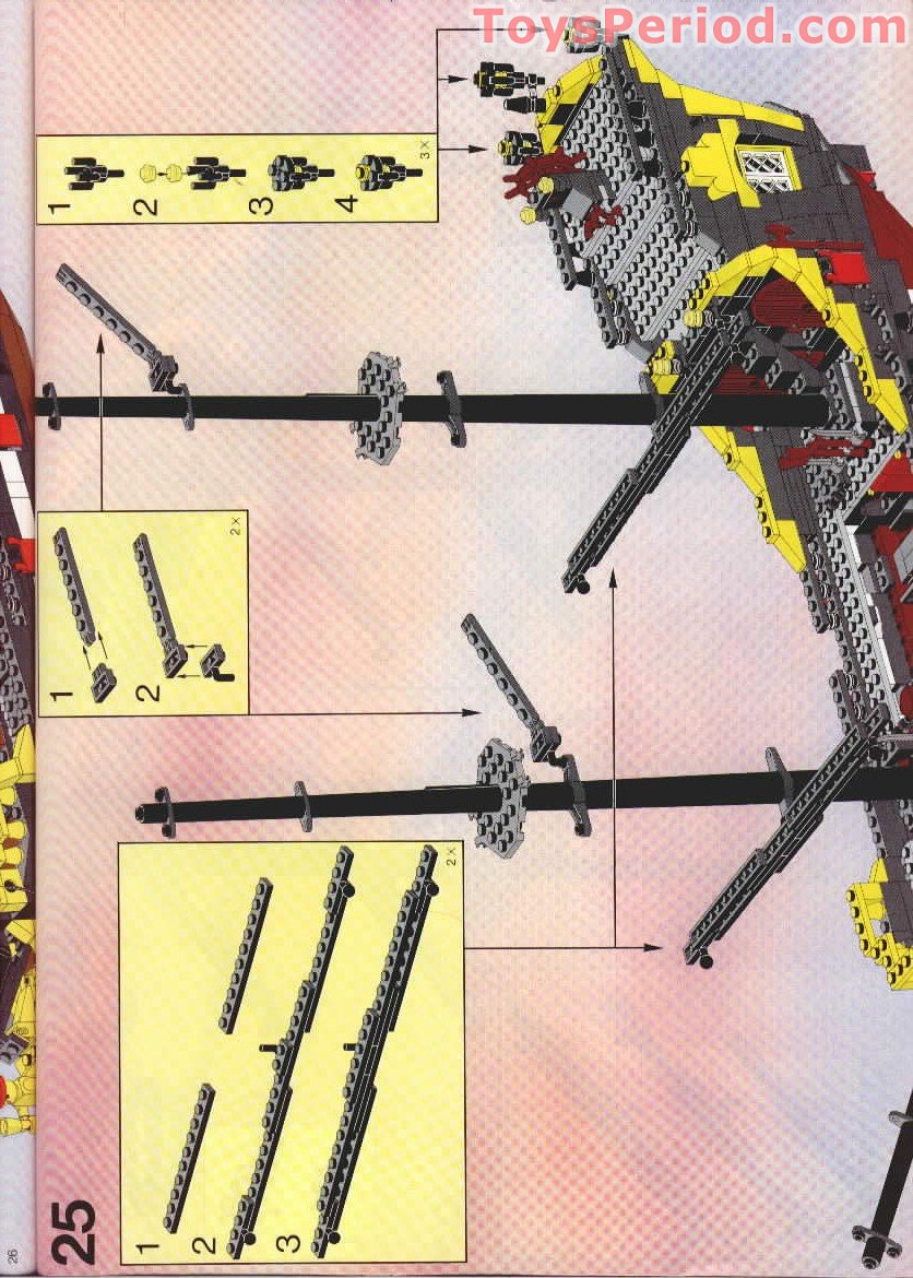 LEGO 6285 Black Seas Barracuda Instructions and Parts List