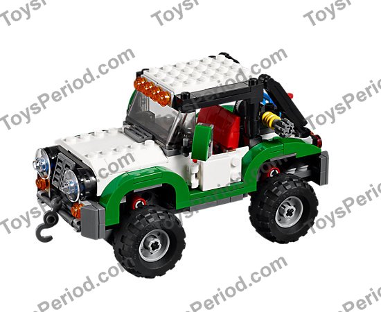 LEGO 31037 Adventure Vehicles Set Parts List