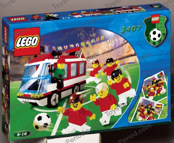 LEGO 3407 Red Bus Instructions and Parts List