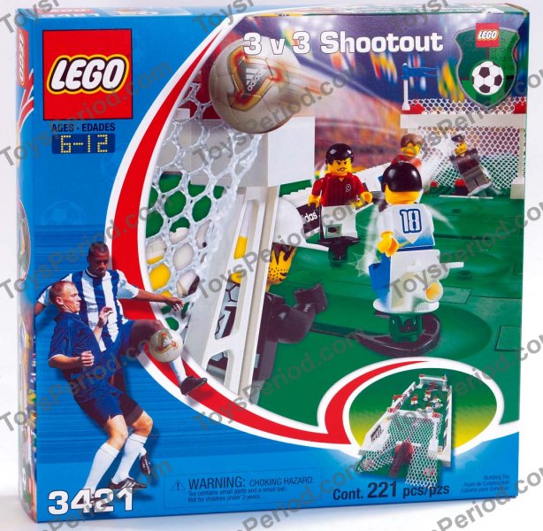 LEGO 3421 3 v 3 Shootout Instructions and Parts List