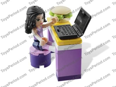 LEGO 3936 Emma's Fashion Design Studio Set Parts List