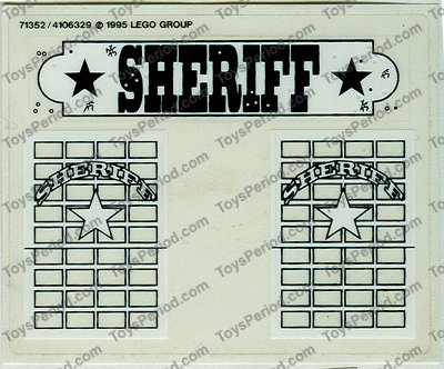 LEGO Sets with Part 6755stk01 Sticker Sheet for Set 6755 - (71352/4106329)