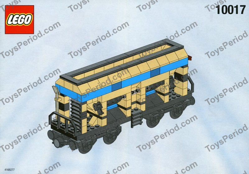 Train Sets - LEGO 10017 Hopper Wagon Vintage 2001 Train Freight Car Set