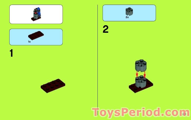 LEGO 79103 Turtle Lair Attack Instructions and Parts List