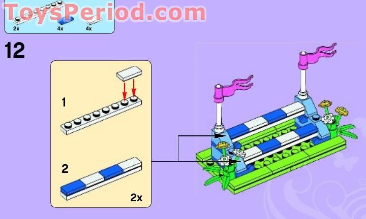 LEGO 3189 Heartlake Stables Instructions and Parts List