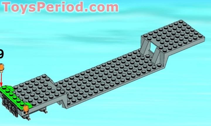 LEGO 4203 Excavator Transport Instructions and Parts List