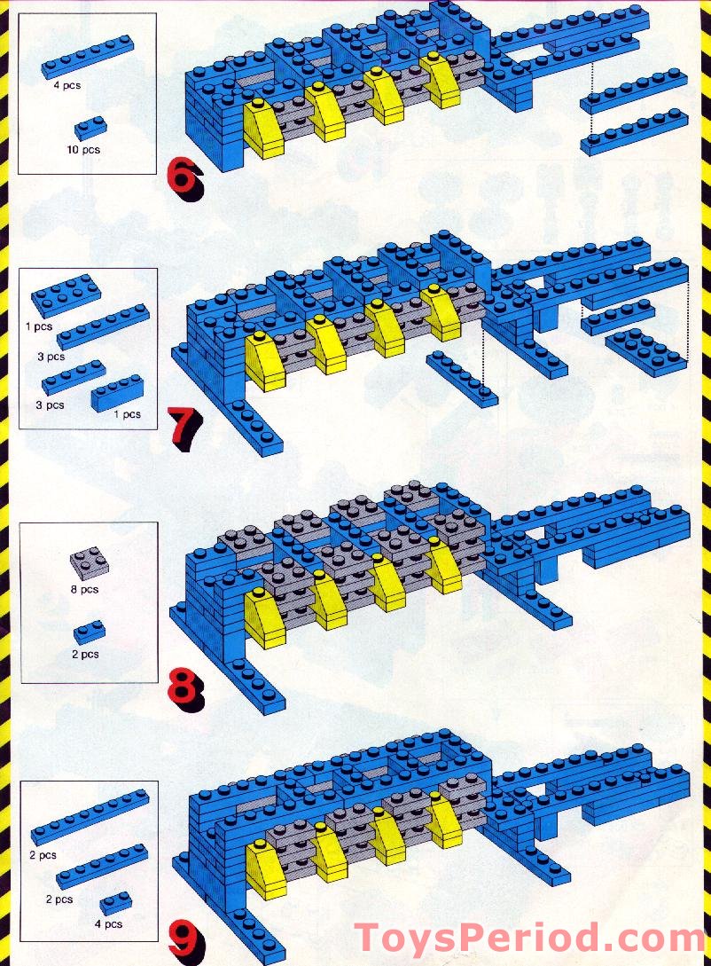 LEGO 956 Auto Chassis Instructions and Parts List