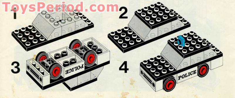 LEGO 370 Police Headquarters Instructions and Parts List