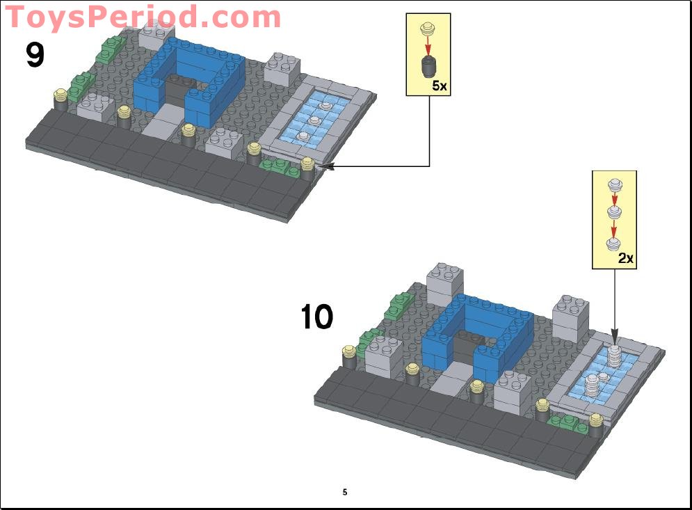 LEGO 5526 Skyline Instructions and Parts List