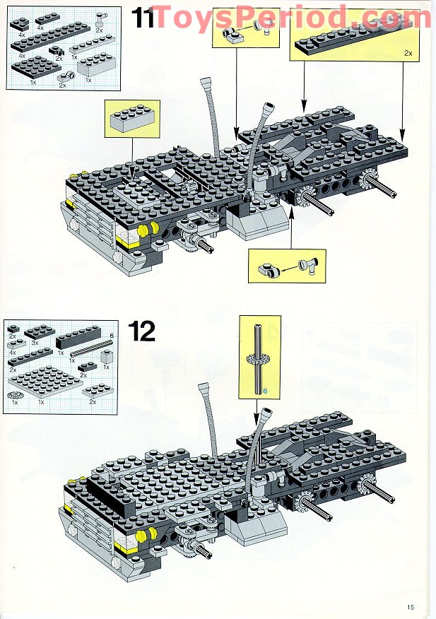 LEGO 5590 Whirl and Wheel Super Truck Instructions and Parts List