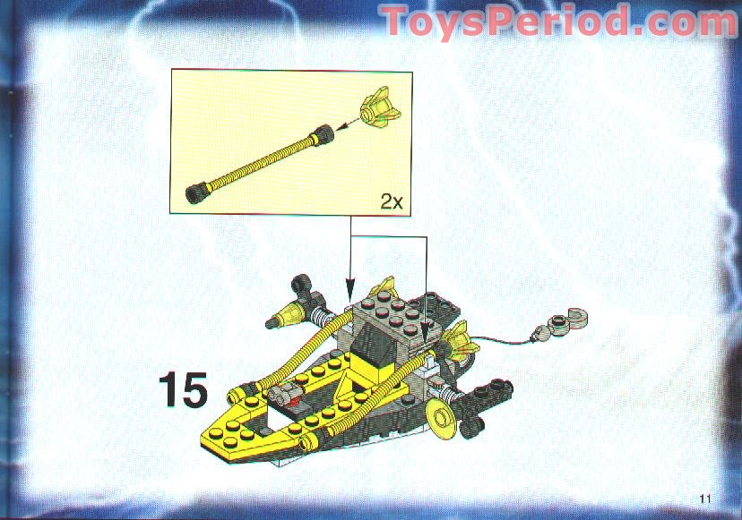 LEGO 6773 Alpha Team Helicopter Instructions and Parts List